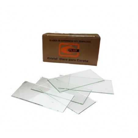 Cristal claro para careta de soldar de 5cm x10.5cm| Tienda Linde